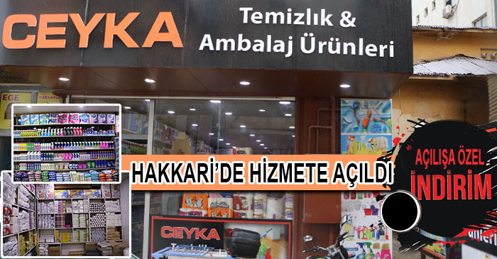 Ceyka Temizlik ve Ambalaj Market hizmete açıldı!