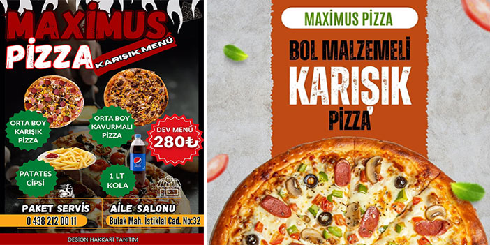 Maximus Pizza'dan yeni kampanya!