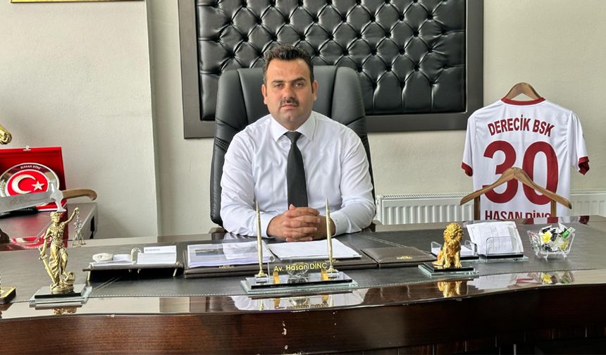 Derecik Belediye Başkanı Hasan Dinç: 2025 Tarım Yılı Olacak